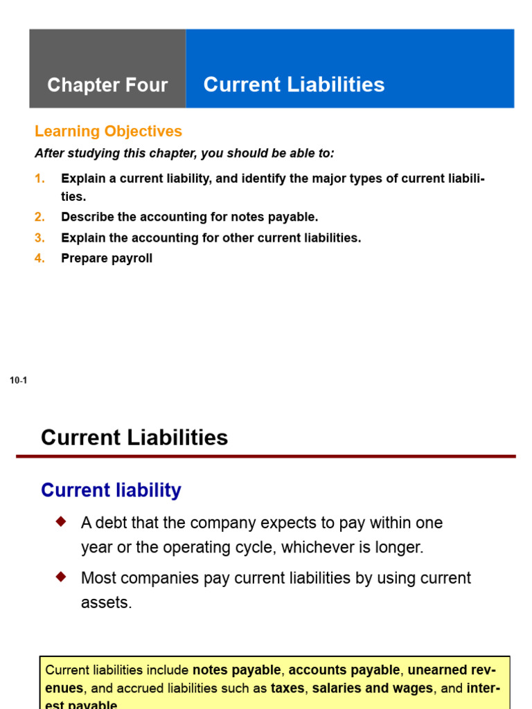 Understanding Current Liabilities and Payroll | PDF | Payroll Tax | Payroll