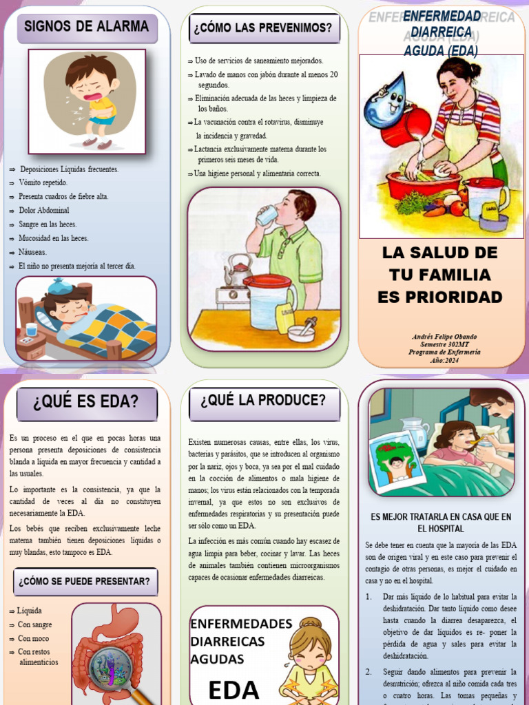 FOLLETO EDA Andres-Obando | PDF | Heces | Diarrea