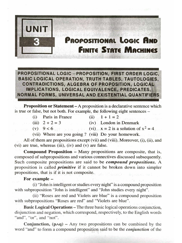 Discrete Structure (Unit-3) | PDF