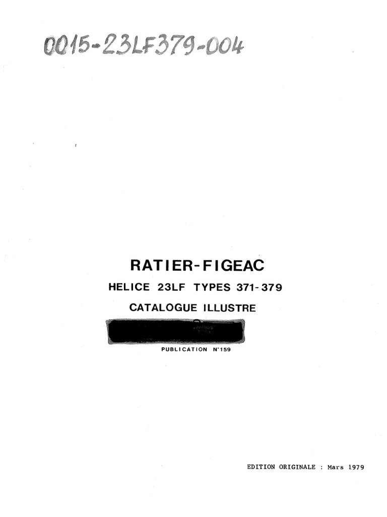HELICE RATIER FIGEAC-001, Rev. 2 | PDF