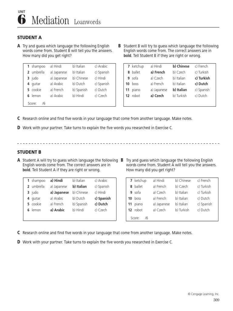 unit_6_mediation | PDF | Language Families | Linguistics
