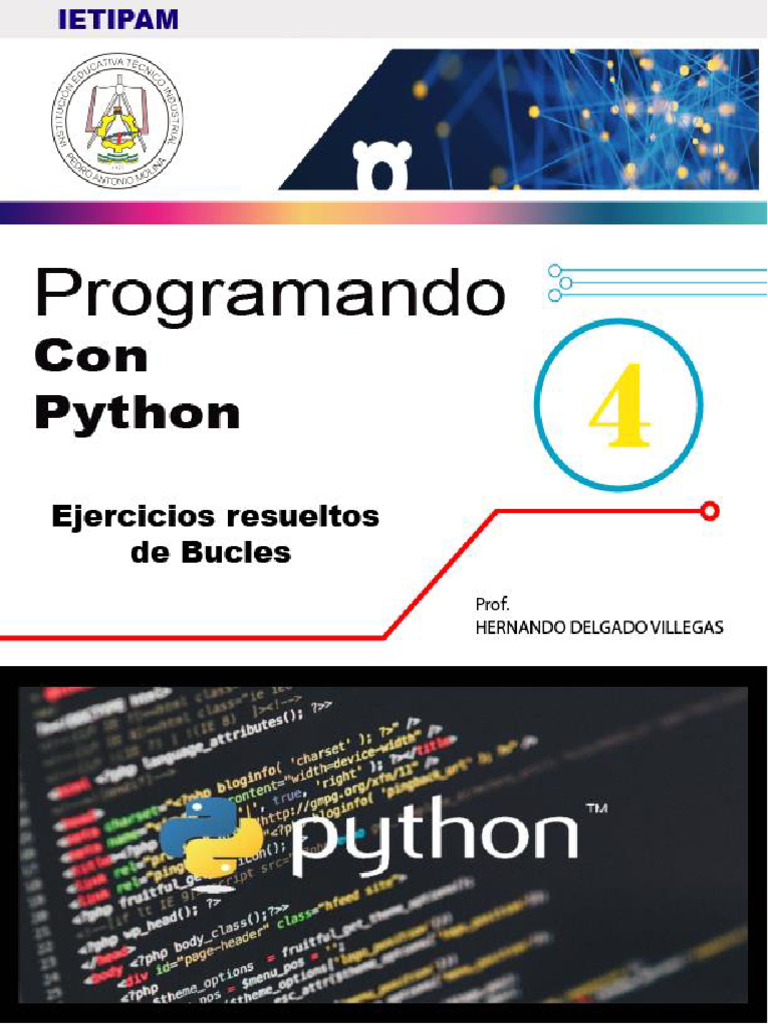 No. 4 EJERCICIOS DE BUCLES | PDF | Contraseña | Python (lenguaje de ...