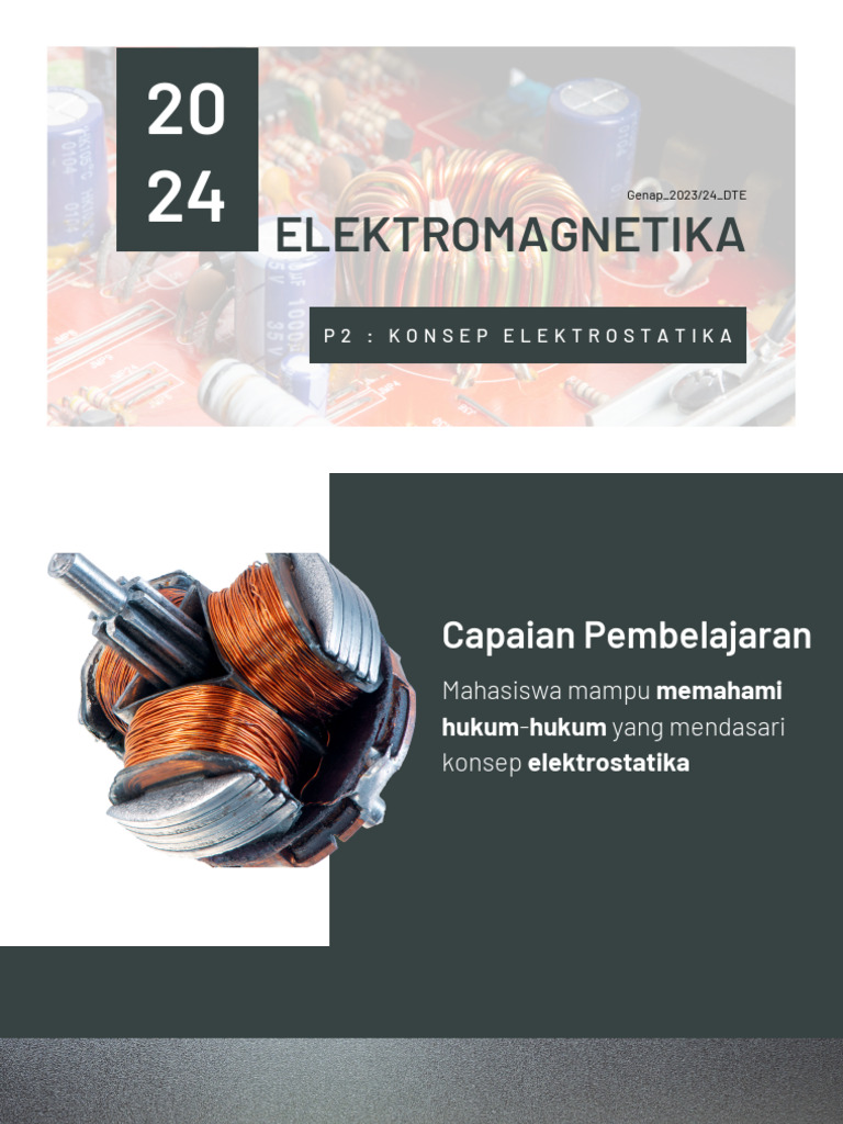 P2 - Konsep Dasar Elektrostatika | PDF