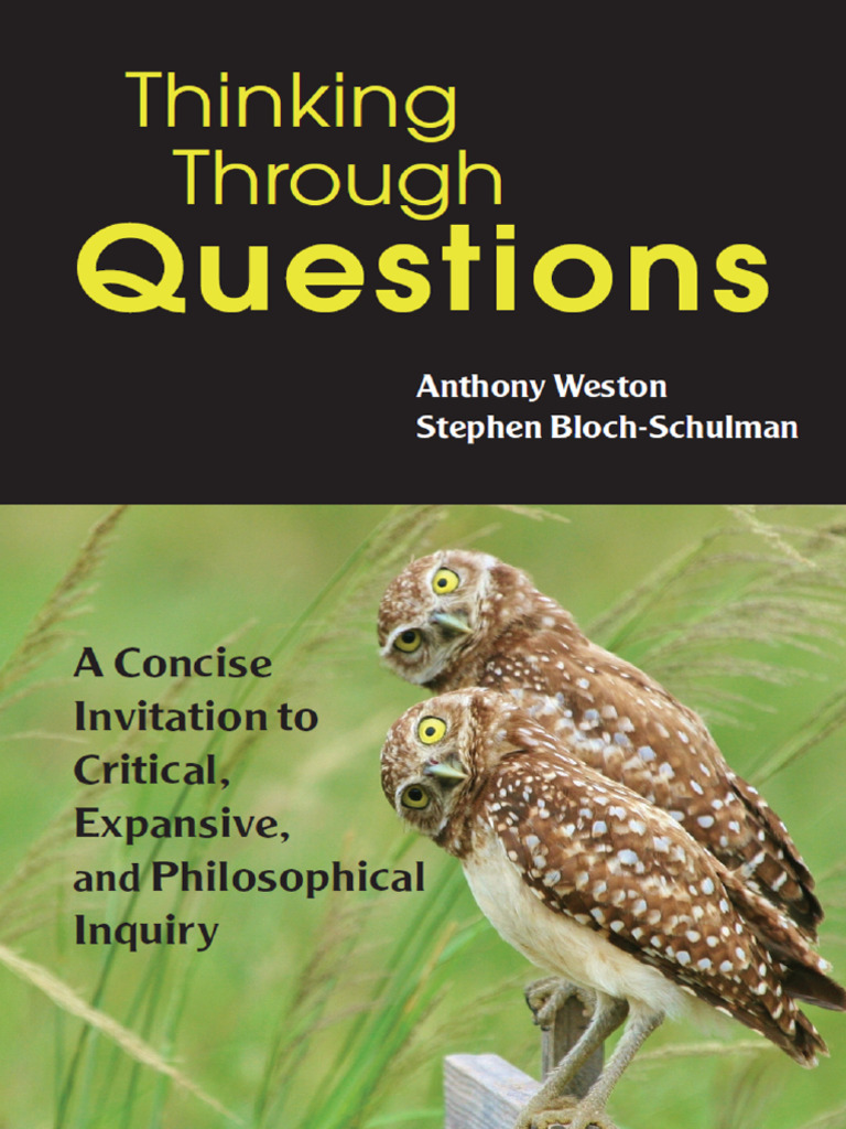 Weston - Anthony - Bloch Schulman - Stephen - Thinking Through ...