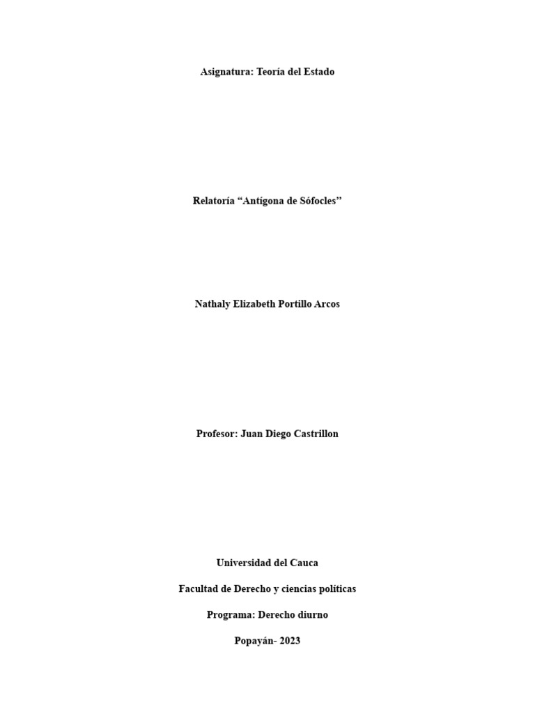 Antigona Con Portada | PDF