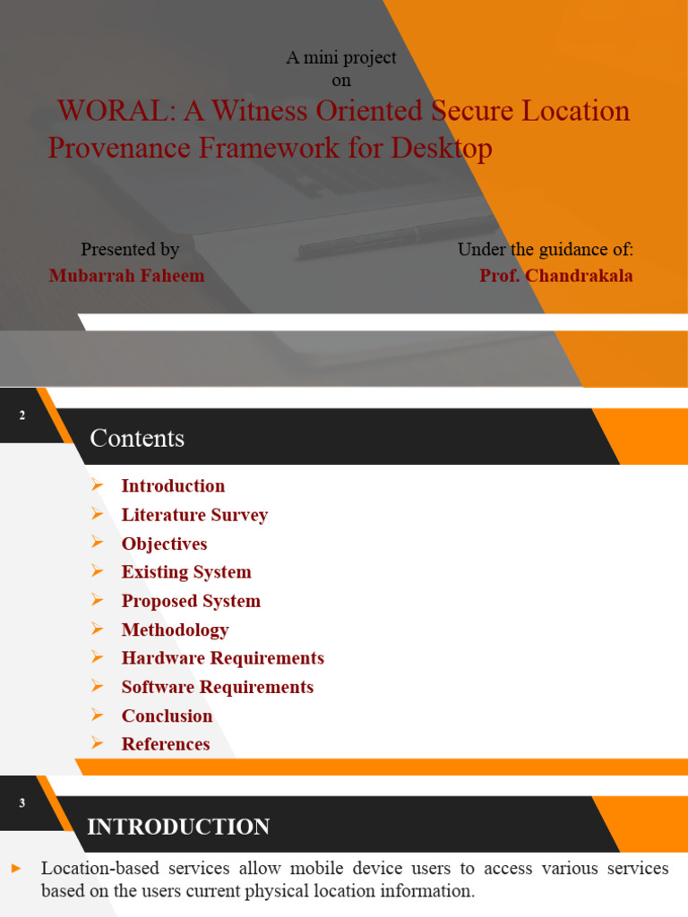 WORAL: A Witness Oriented Secure Location Provenance Framework For Desktop | PDF | Location ...