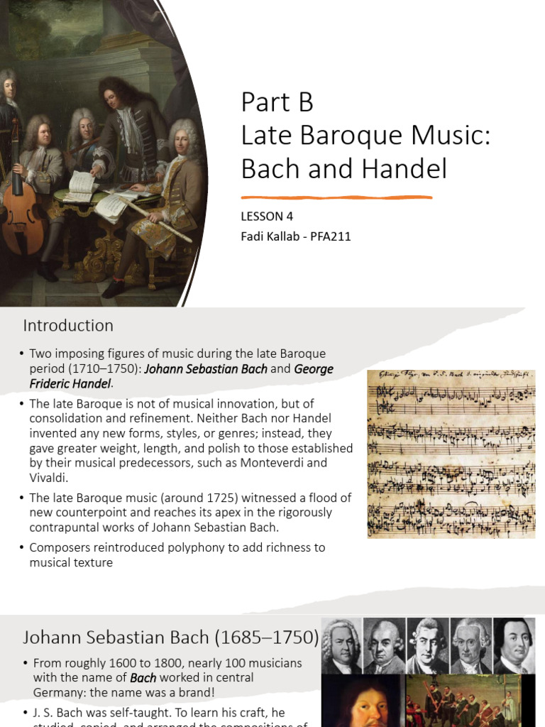 Lesson 4 - Part B | Download Free PDF | Johann Sebastian Bach | Bach ...