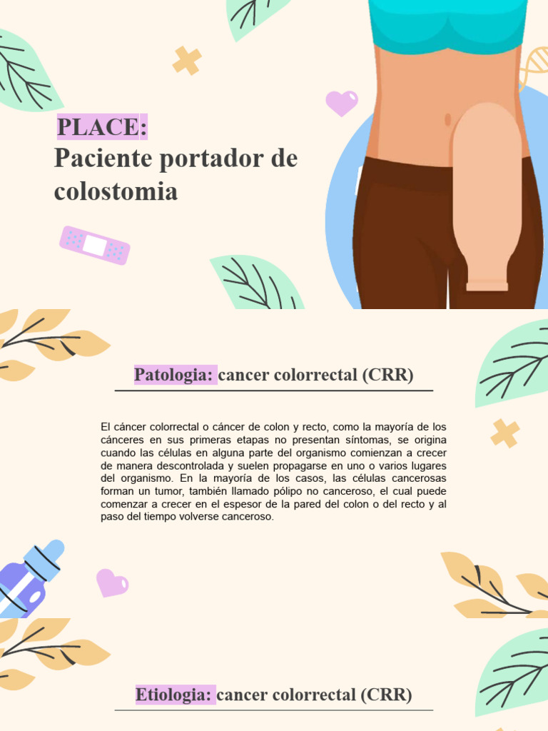 Colostomia Places | PDF | Cáncer colonrectal | Cáncer