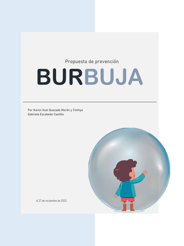 Proyecto Burbuja | PDF | Abuso sexual | Abuso Sexual Infantil