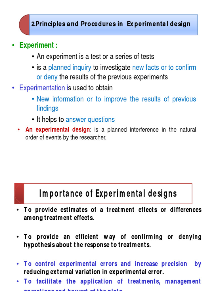 Experimental Designs | Download Free PDF | Analysis Of Variance | Experiment