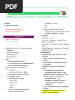 Epithelial Tissues Mnemonics | PDF | Epithelium | Organ (Anatomy)