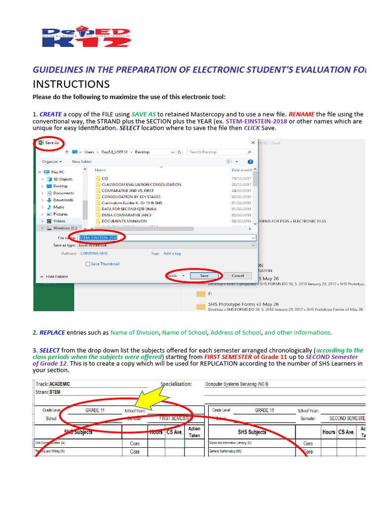 SHS Form 9 V3.0 | PDF | Middle Schools | Science, Technology ...