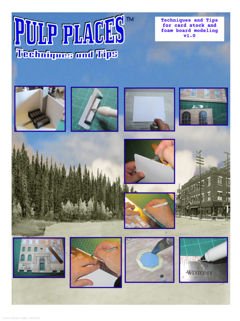 Techniques and Tips For Card Stock and Foam Board Modeling | PDF ...