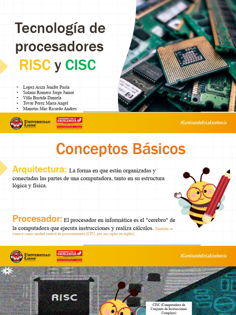 Risc-Cisc Procesadores | PDF | Unidad Central de procesamiento ...