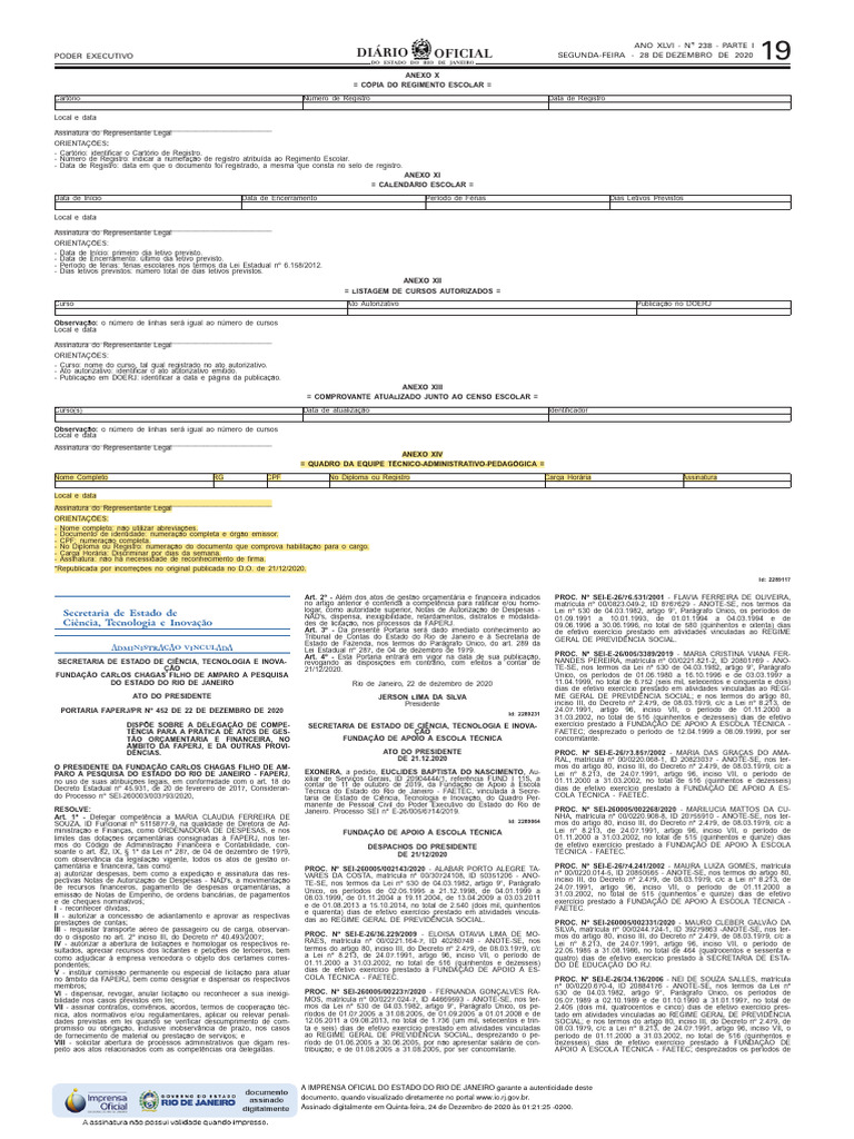 Doerj Anexo Xiv | PDF