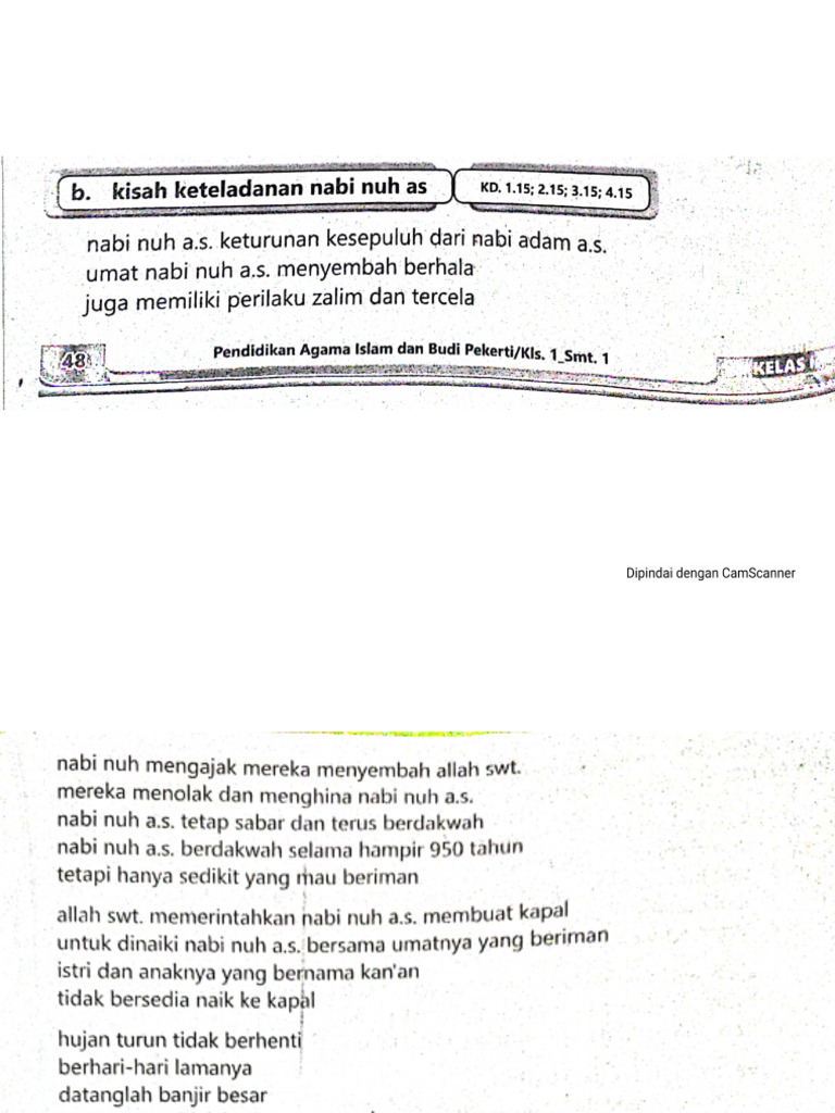 Kisah Nabi Nuh | PDF