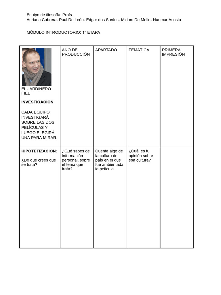 MÓDULO INTRODUCTORIO- 1° ETAPA | PDF