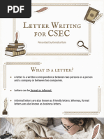 CSEC English A Summary Writing Sample | PDF