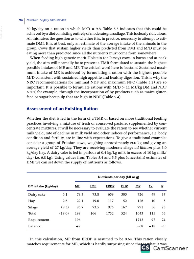 Optimizing Dairy Cow Nutrition and Rations | PDF | Animal Feed | Cattle