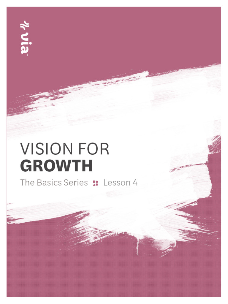 4 - Vision For Growth | PDF | Disciple (Christianity) | Jesus