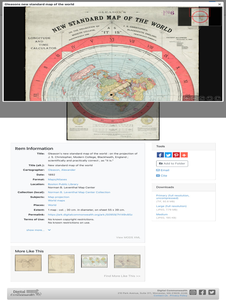 Gleason's new standard map of the world - Digital… | PDF | Computing