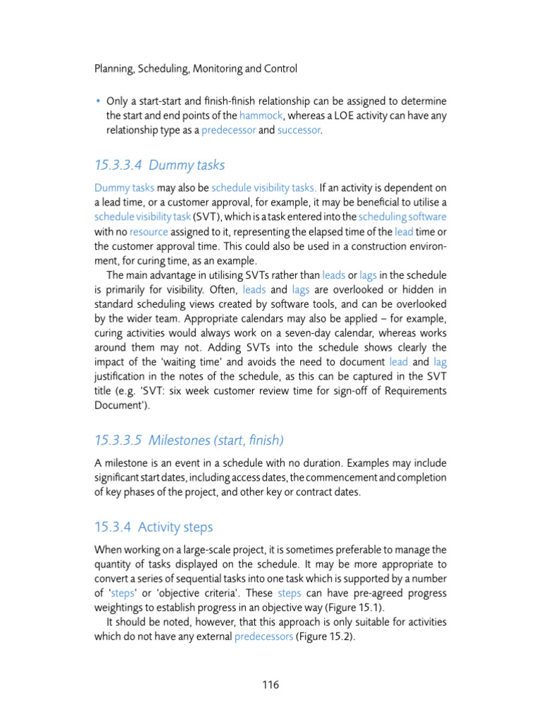 Planning Scheduling Monitoring And Contr 4 Pdf Workweek And Weekend