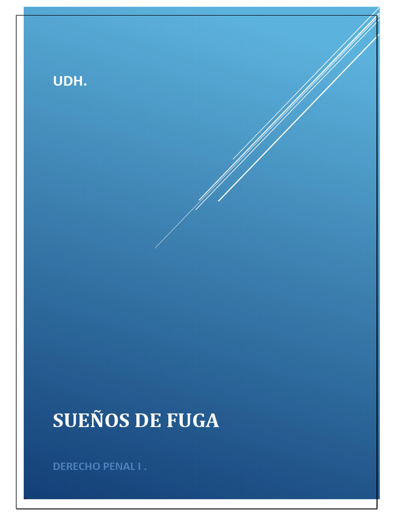 Sueños de Fuga | PDF | Prisión | Justicia penal