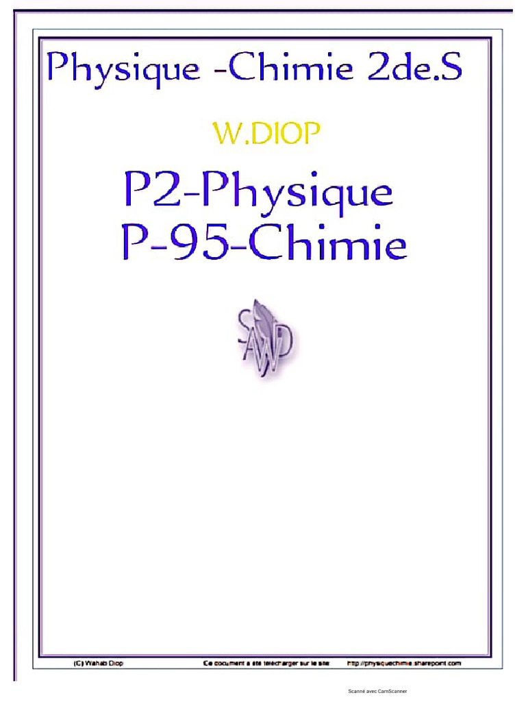 Cours de Physique Seconde S | PDF | Mouvement de rotation | Tension ...