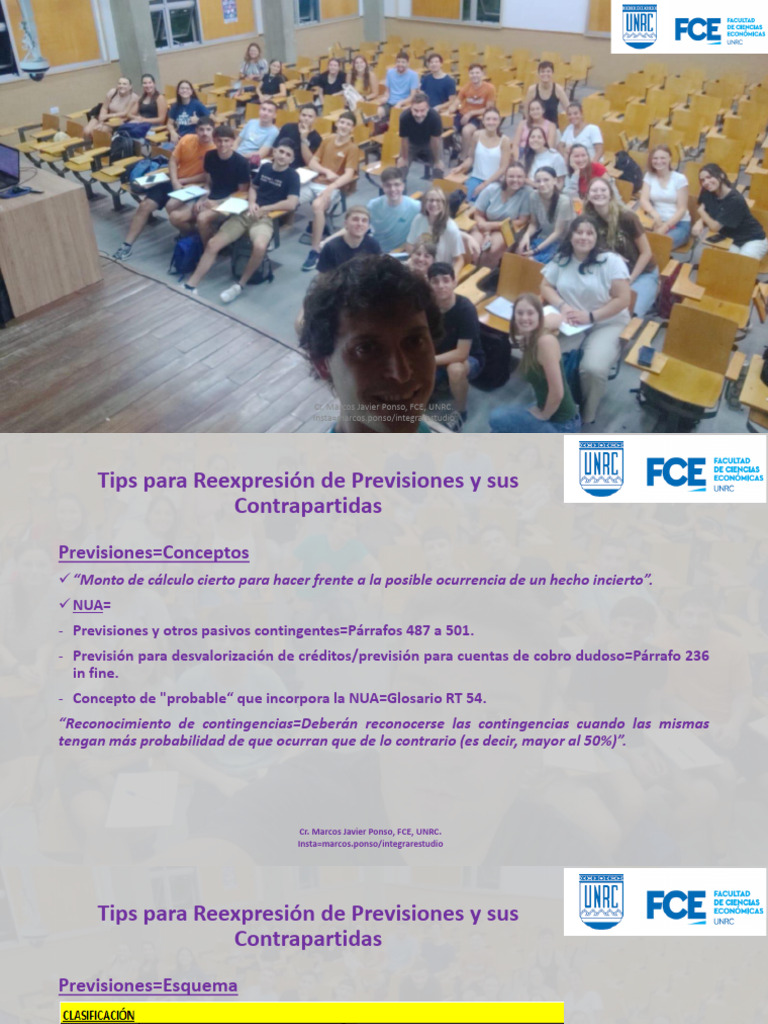 Reexpresión de Previsiones Contables | PDF | Economias | Dinero