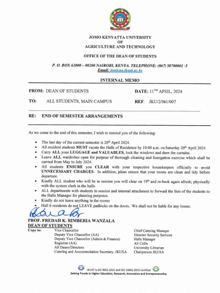 End of Semester Arrangement | PDF