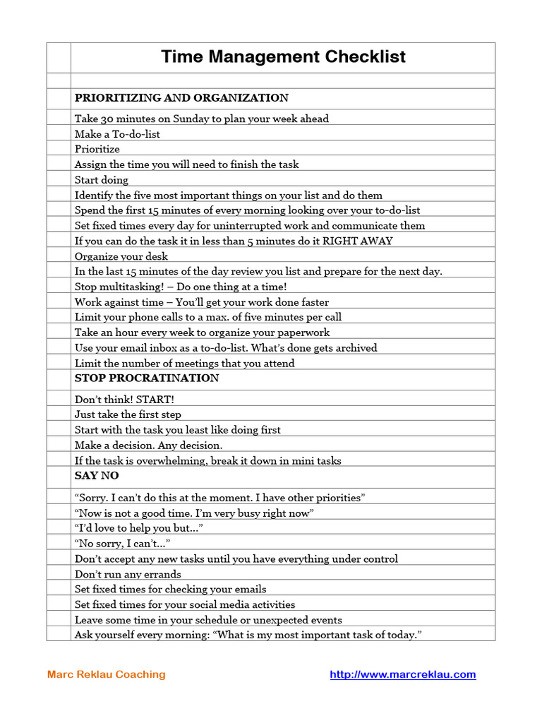 Time Management | PDF | Career & Growth | Self-Improvement