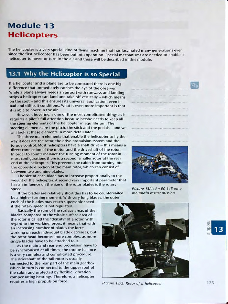 Week 13-Helicopters | PDF