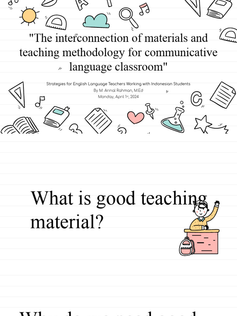 Materials and Methods | PDF | Teaching Method | Learning