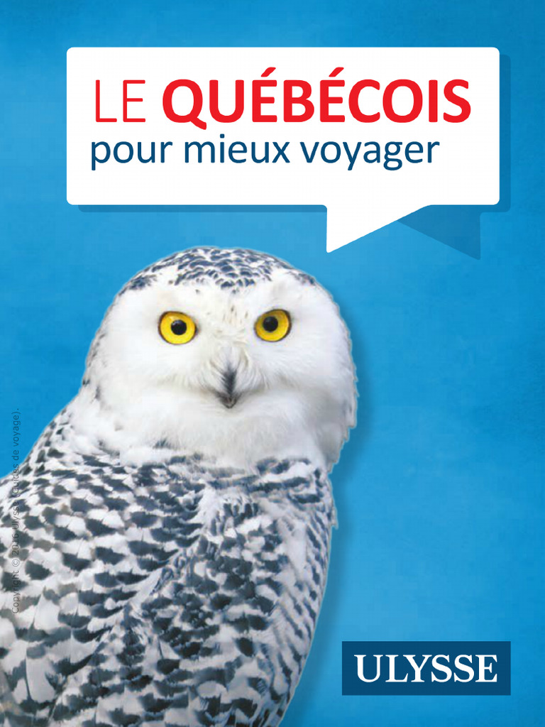 Le Quebecois Pour Mieux Voyager | PDF
