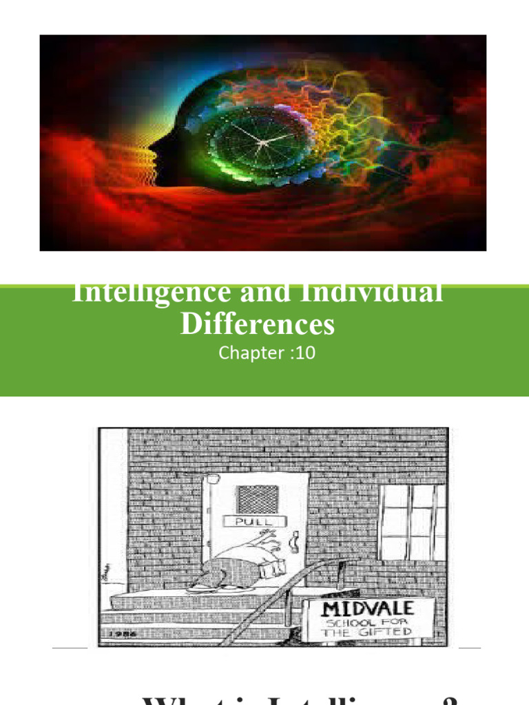 Chapter 10 Intelligence | PDF | Intelligence | Intelligence Quotient