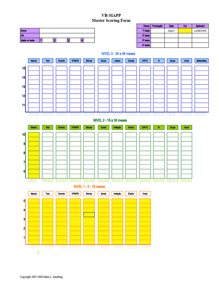 VB MAPP Modelo GR Fico | PDF