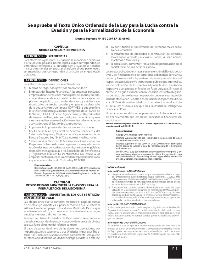 Bancarizacion e Itf | PDF | Pagos | Bancos