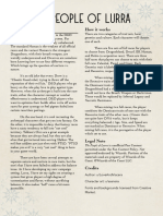 Silverbrow (Human Variant) by ClockWork Dragon | PDF
