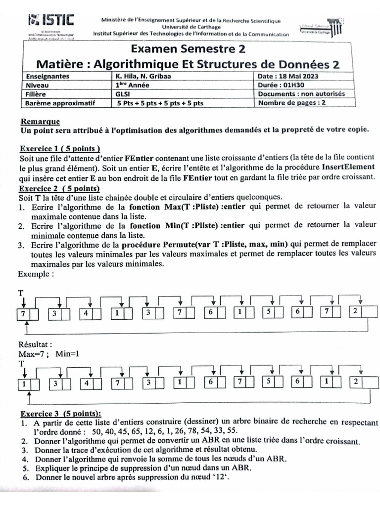 Examen Algo | PDF