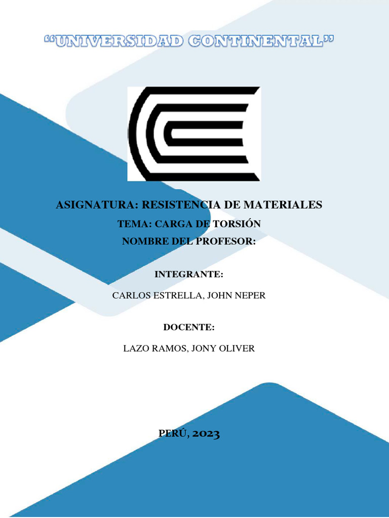 Pa2 Resitencia de Materiales | PDF | Esfuerzo cortante | Resistencia de ...