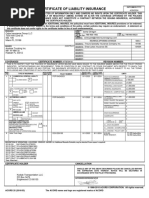 Sample COI | PDF | Liability Insurance | Insurance