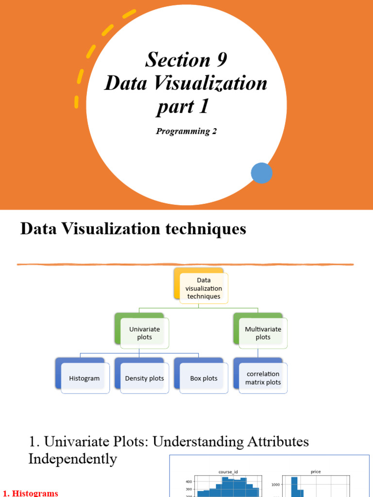 Section 9 - Data Visualization - Part 1 | PDF | Multivariate Statistics | Data Analysis