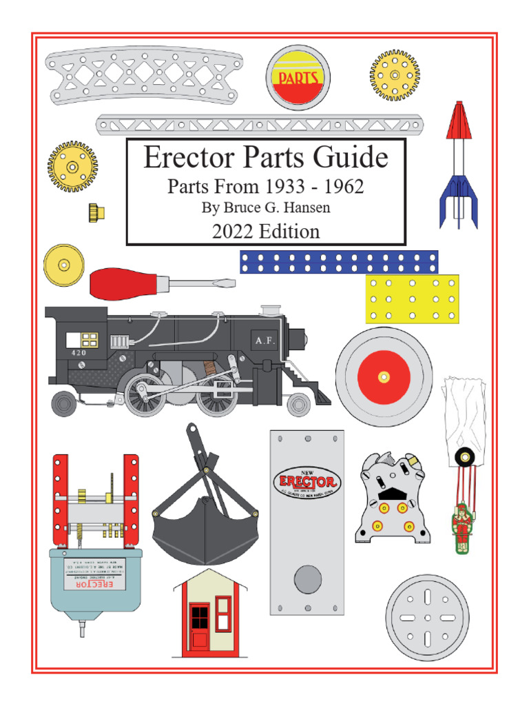 Erector Set Parts Catalog 1933-1962 | PDF | Brass | Gear