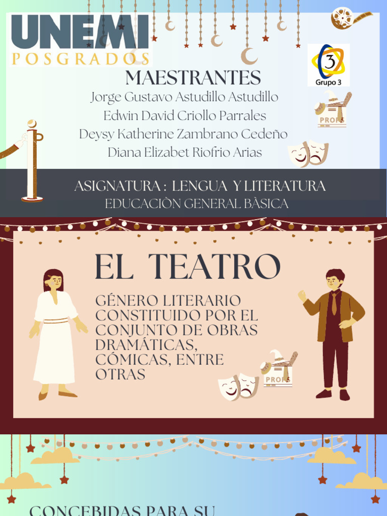 Teatro: Estructura y Evaluación | PDF | Teatro