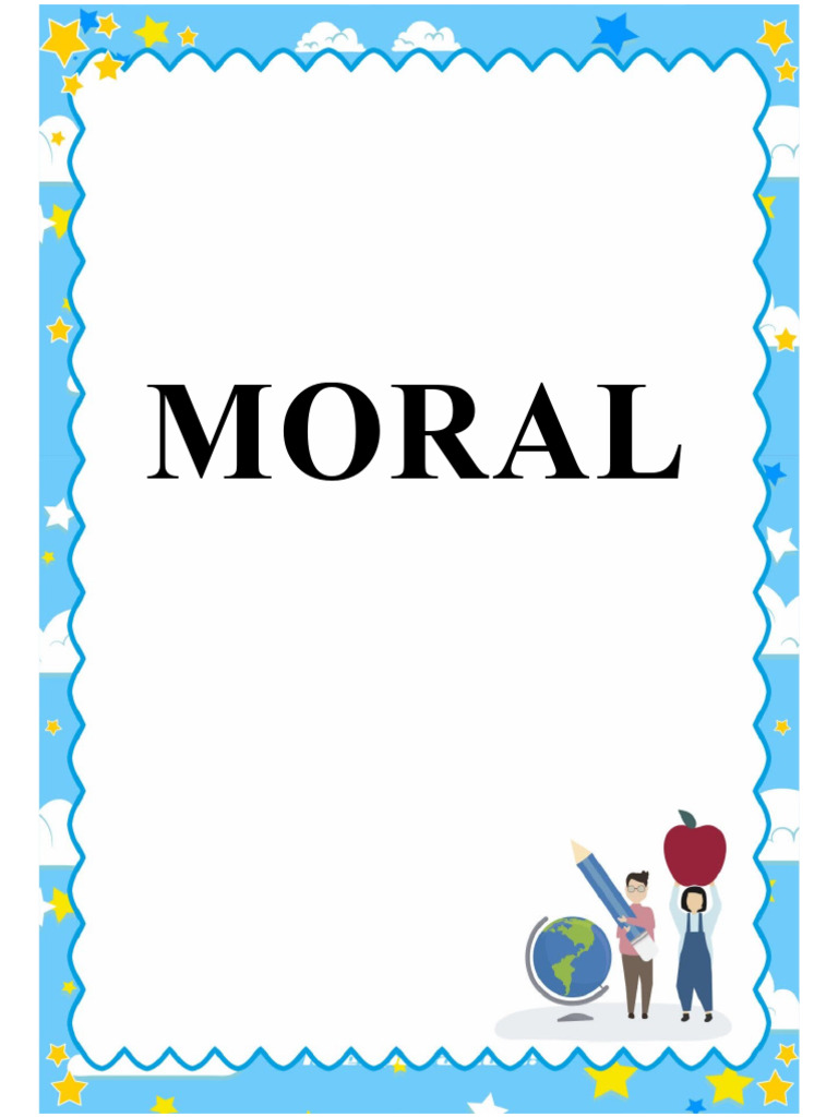 Moral Primero Basico | PDF | Moralidad | Verdad