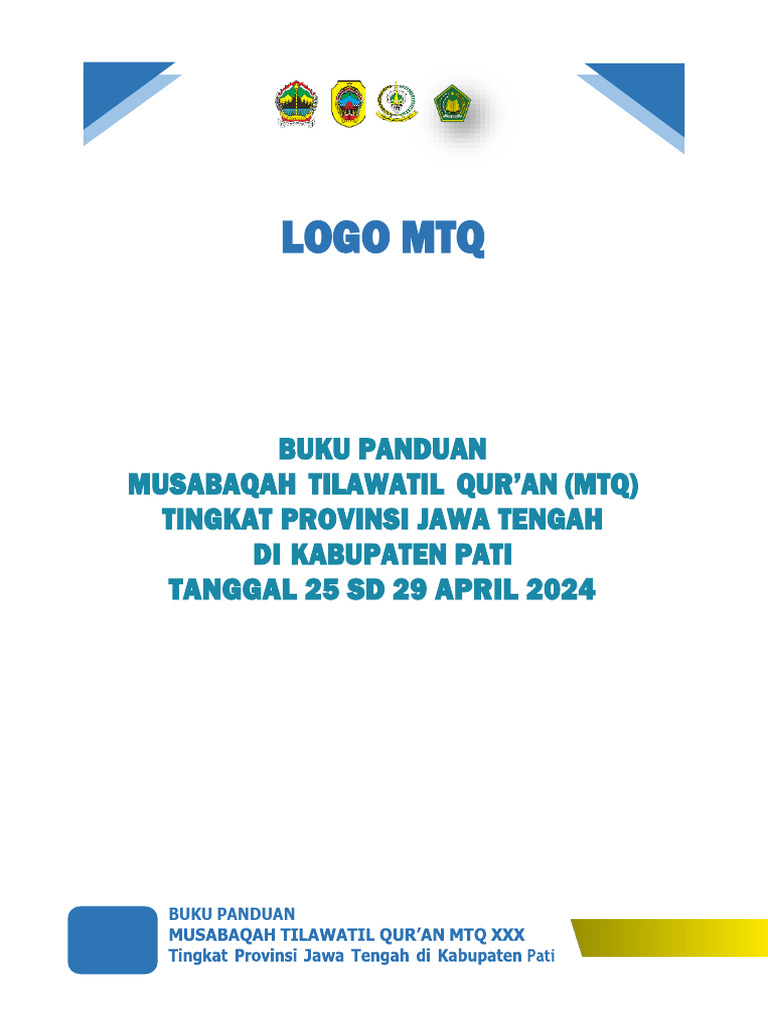 Buku Panduan MTQ Prov. 2024 | PDF