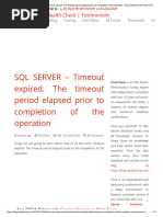 SQL Server Connection Timeout Guide | PDF | Microsoft Sql Server ...