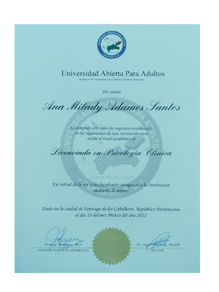 Titulo. Ana Adames PDF | PDF