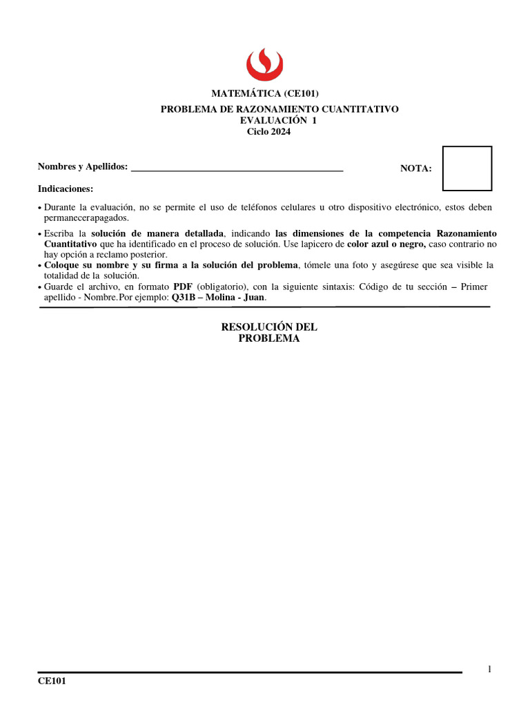 Formato de Desarrollo de La Pregunta de RC C101-24-0 | PDF