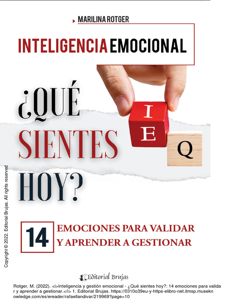 14 Emociones para Validar y Aprender A Gestionar. Inteligencia Emocional | Descargar gratis PDF ...